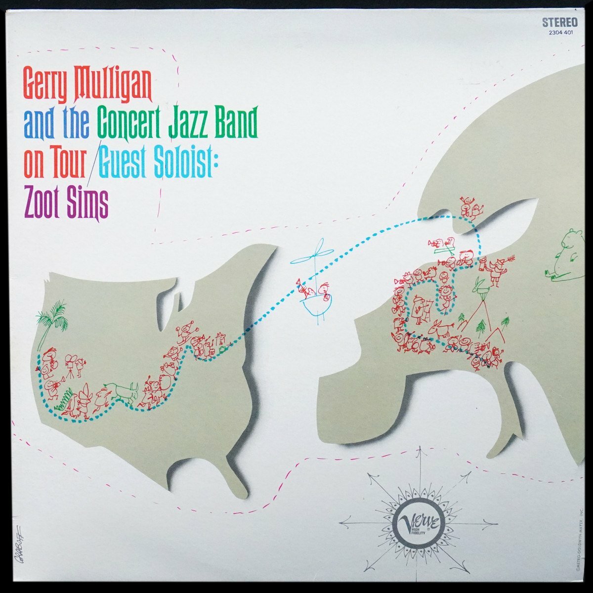 Виниловая пластинка Verve Gerry Mulligan – Gerry Mulligan And The Concert Jazz Band On Tour