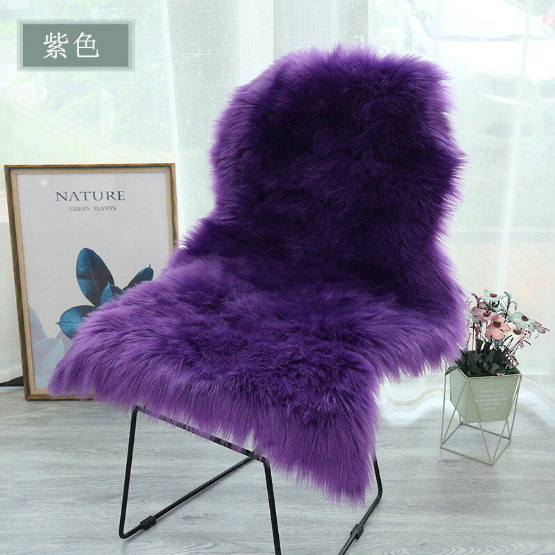 Поставка цельного ковра из овчины для спальни, прикроватного дивана, плюшевого коврика, окна, шезлонга, оптовая продажа