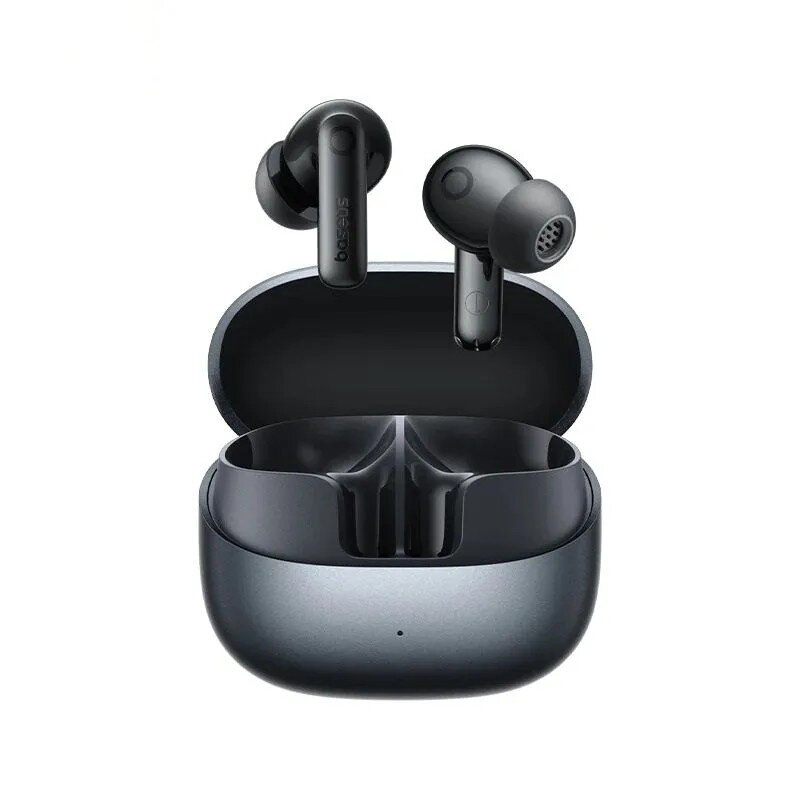 Baseus M3s в ухо шумоподавляющие Bluetooth наушники - Черный цвет кожи