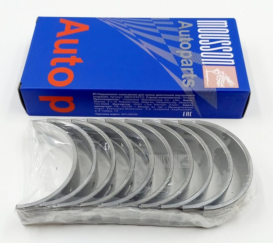 Вкладыши коренные STD Genesis/K5/G80 G4KN/G4KM MOUSSON арт. SBRG4KMSTD