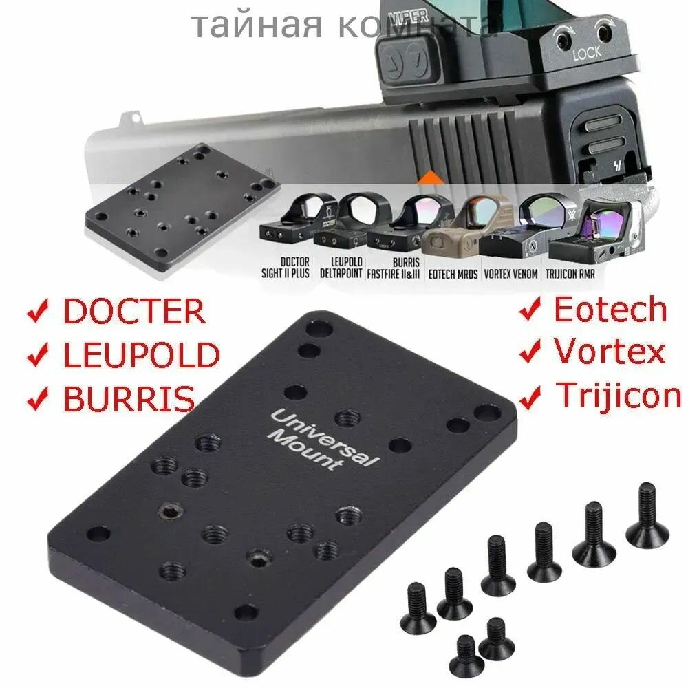 Опорная пластина Glock для планки Пикатинни 20 мм Новая модель 2025