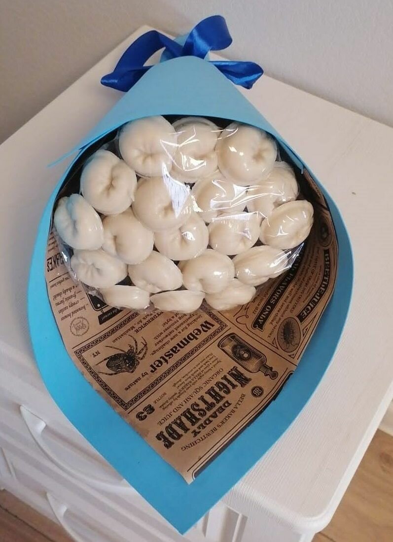 Шоколадные пельмени с орехами ShokoTrendy Сладкий букет для мужчины на день рождения /23 февраля