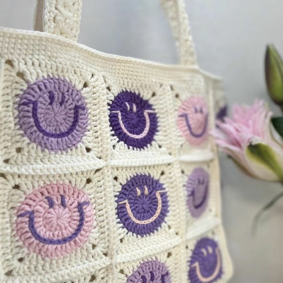 Набор для рукоделия SG Camellia Granny Grid, сумка через плечо, подарок для лучшей подруги