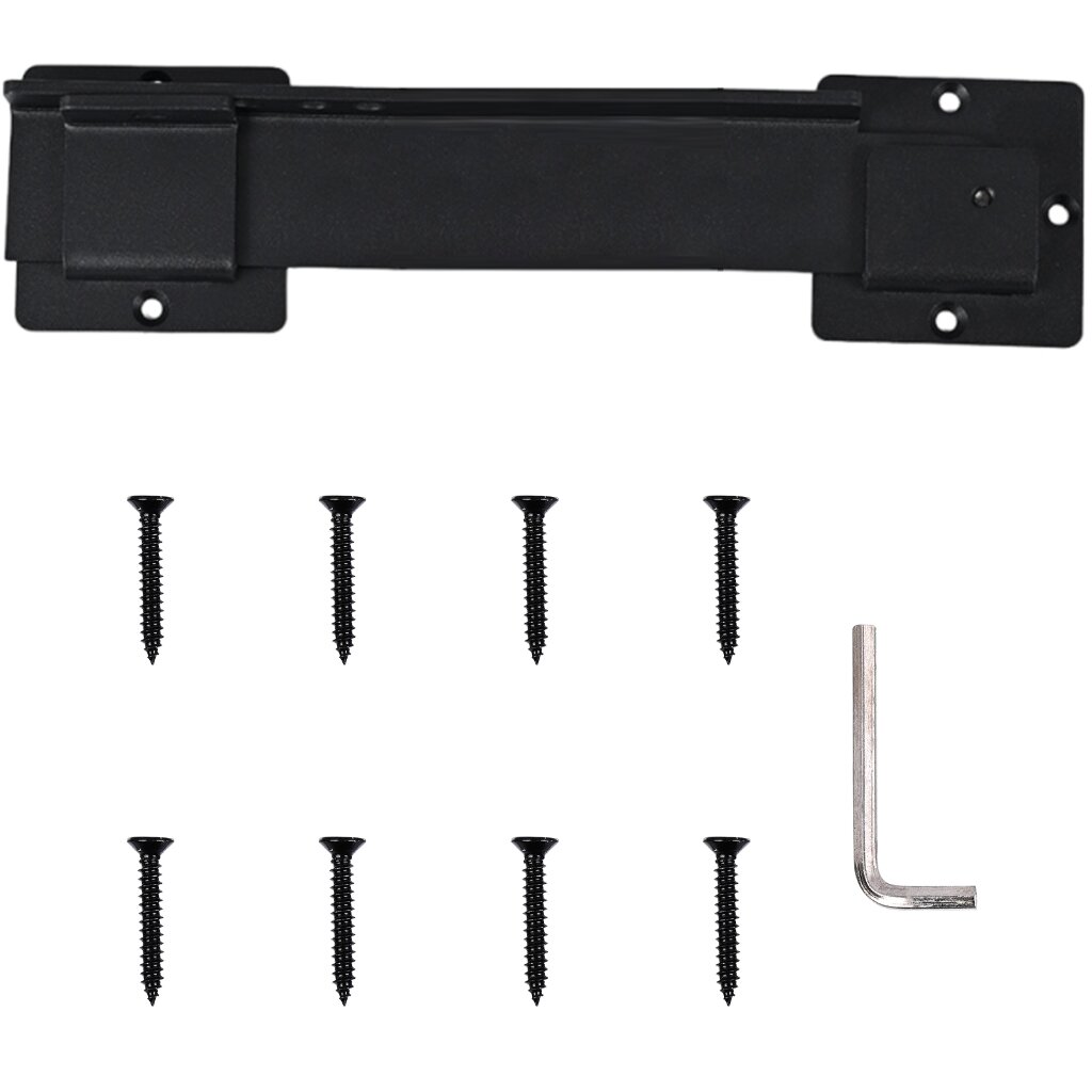Защелки для ворот из утолщенной углеродистой стали толщиной 6 мм, универсальные для деревянных ограждений и гаражных дверей