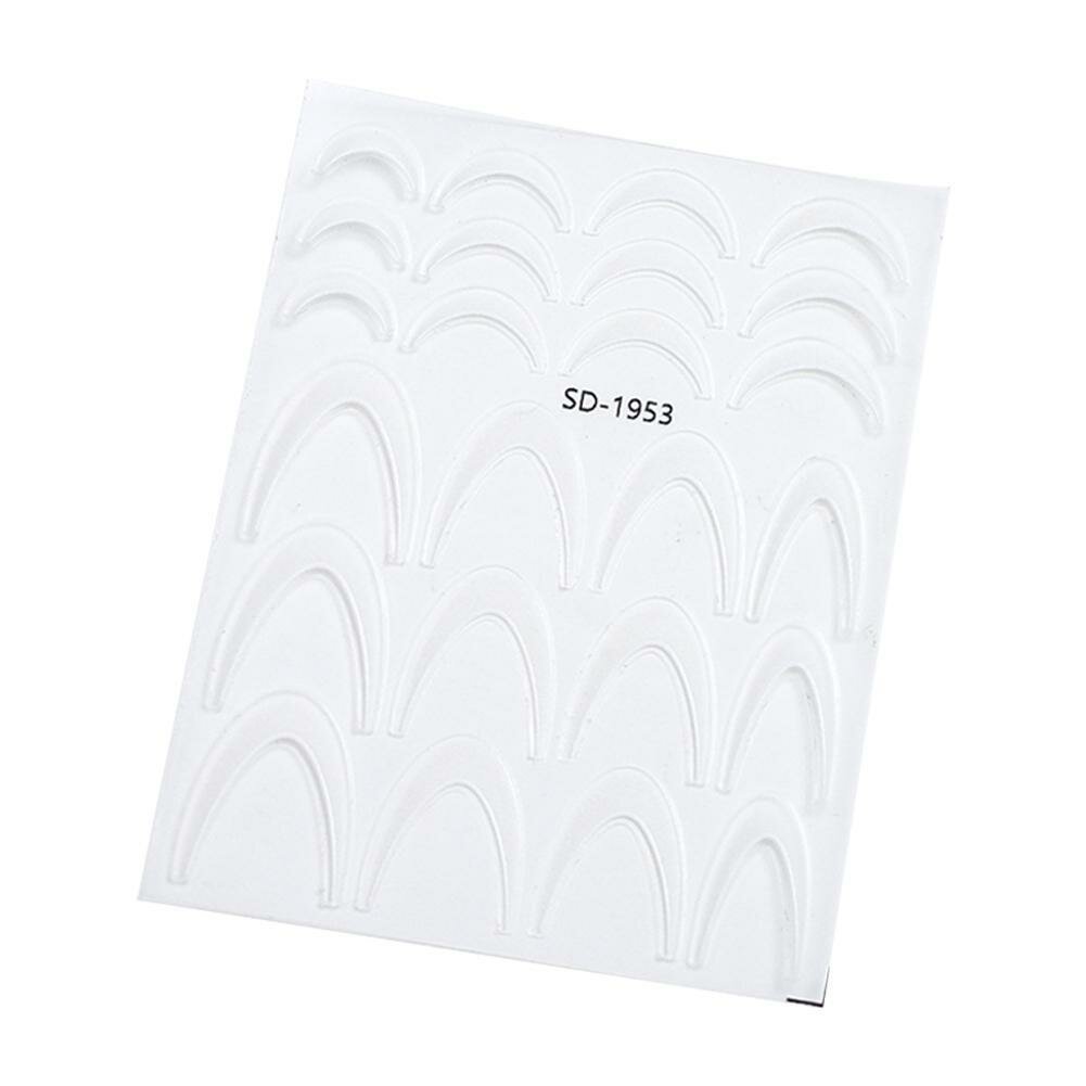 Наклейки для ногтей слайдеры френч градиент с разводами