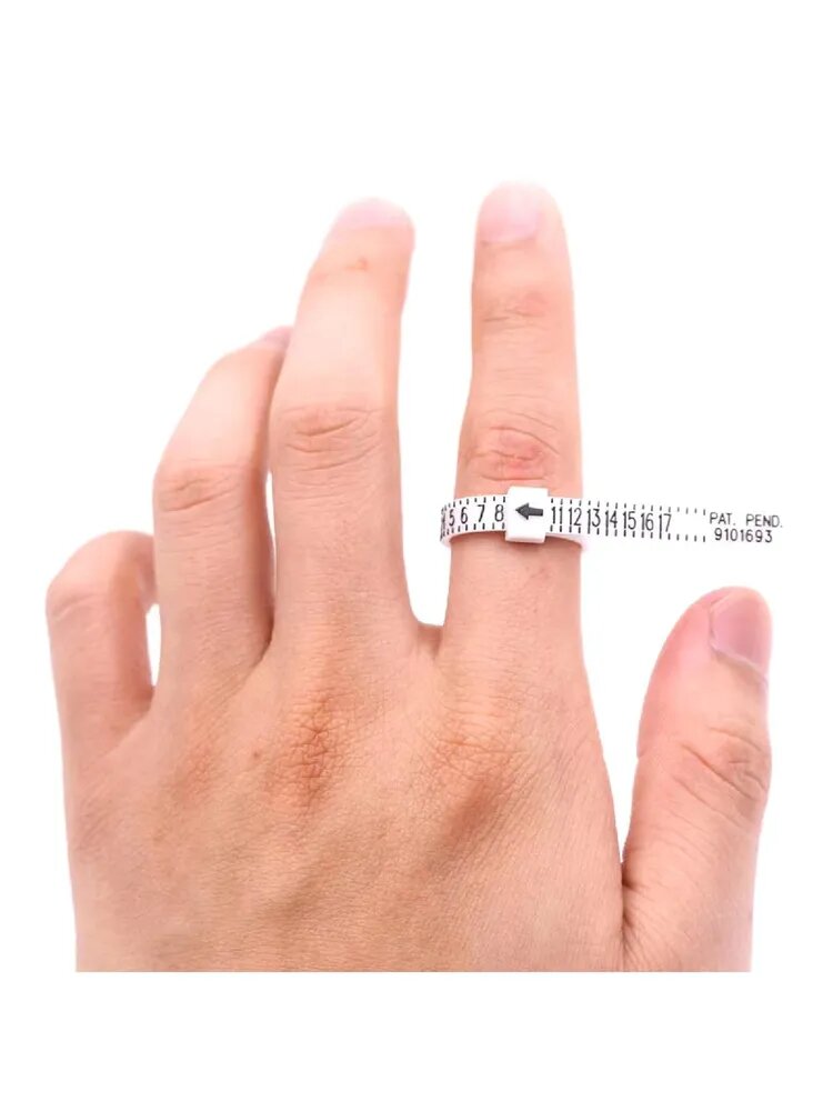 Измеритель пальцев инструменты, Линейка для измерения размера кольца