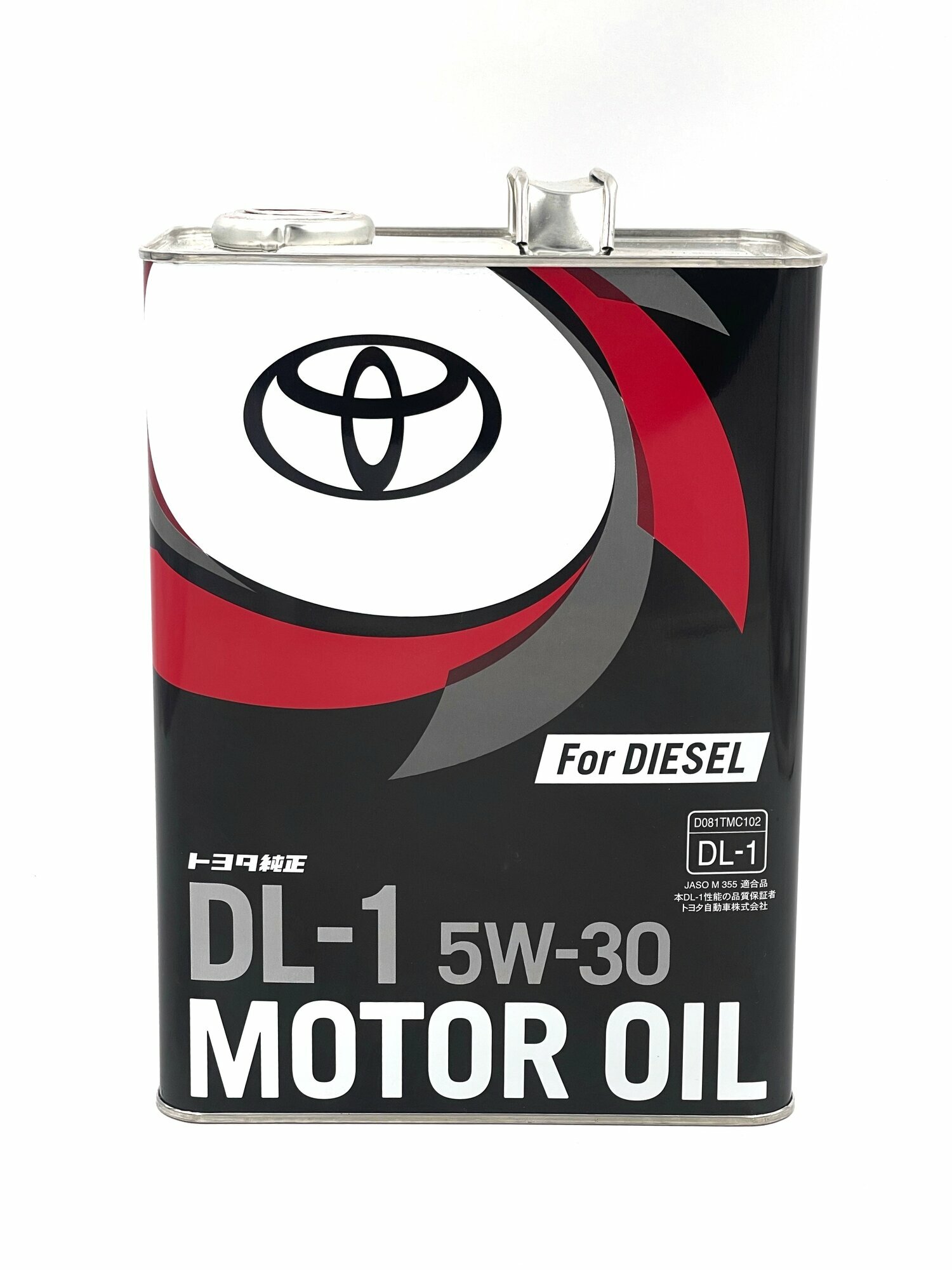 Масло моторное Toyota DL-1 5w-30 Diesel, синтетическое 4 литра