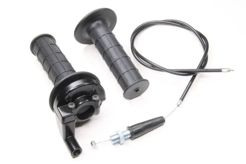 Ручка газа в сборе c тросом 110 см для мотоцикла, скутера, питбайка