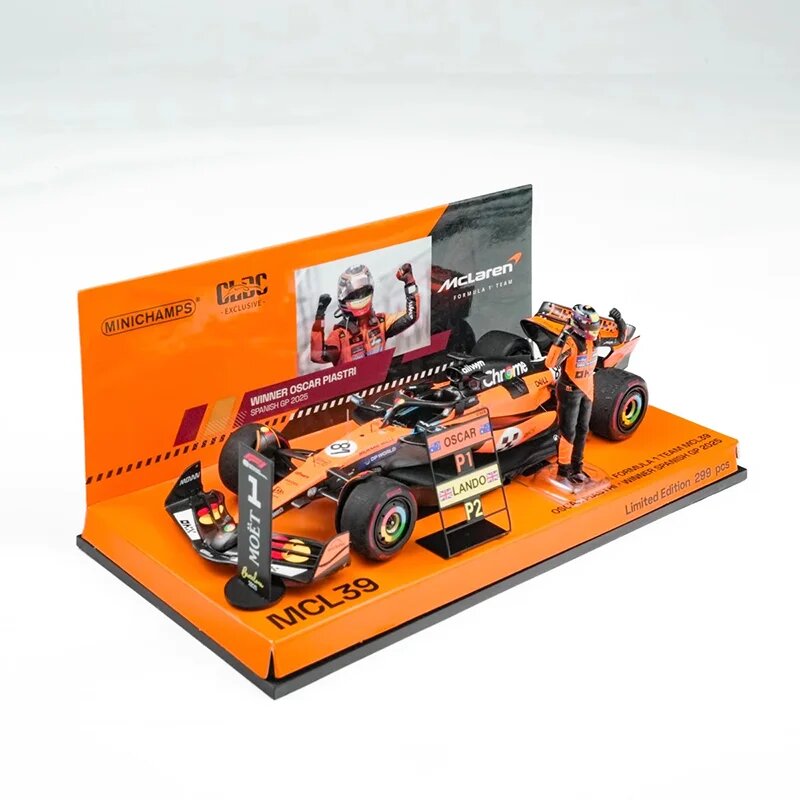 BBURAGO 1:43 McLaren MCL39 Piaster, Spanish champion