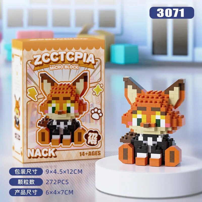 Микроблоки ZCCTCPIA NACK, 272 детали, цвет B4