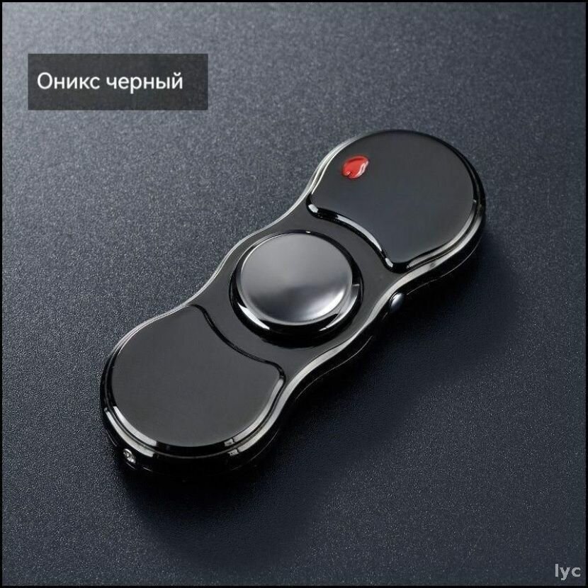 Эксклюзивный универсальный спиннер Fidget Spinner в черном цвете представлен как многофункциональная антистресс модель