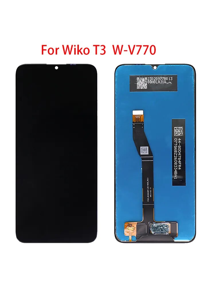 Дисплей на Wiko T3 W-V770 в сборе с тачскрином Черны
