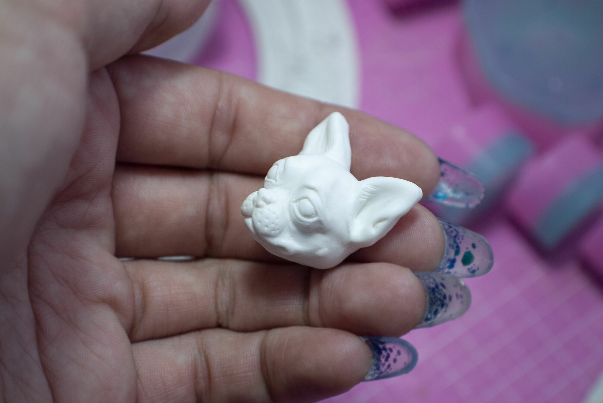 Авторский силиконовый молд Чихуахуа (микро) — форма для эпоксидной смолы, гипса, мыла, полимерной глины