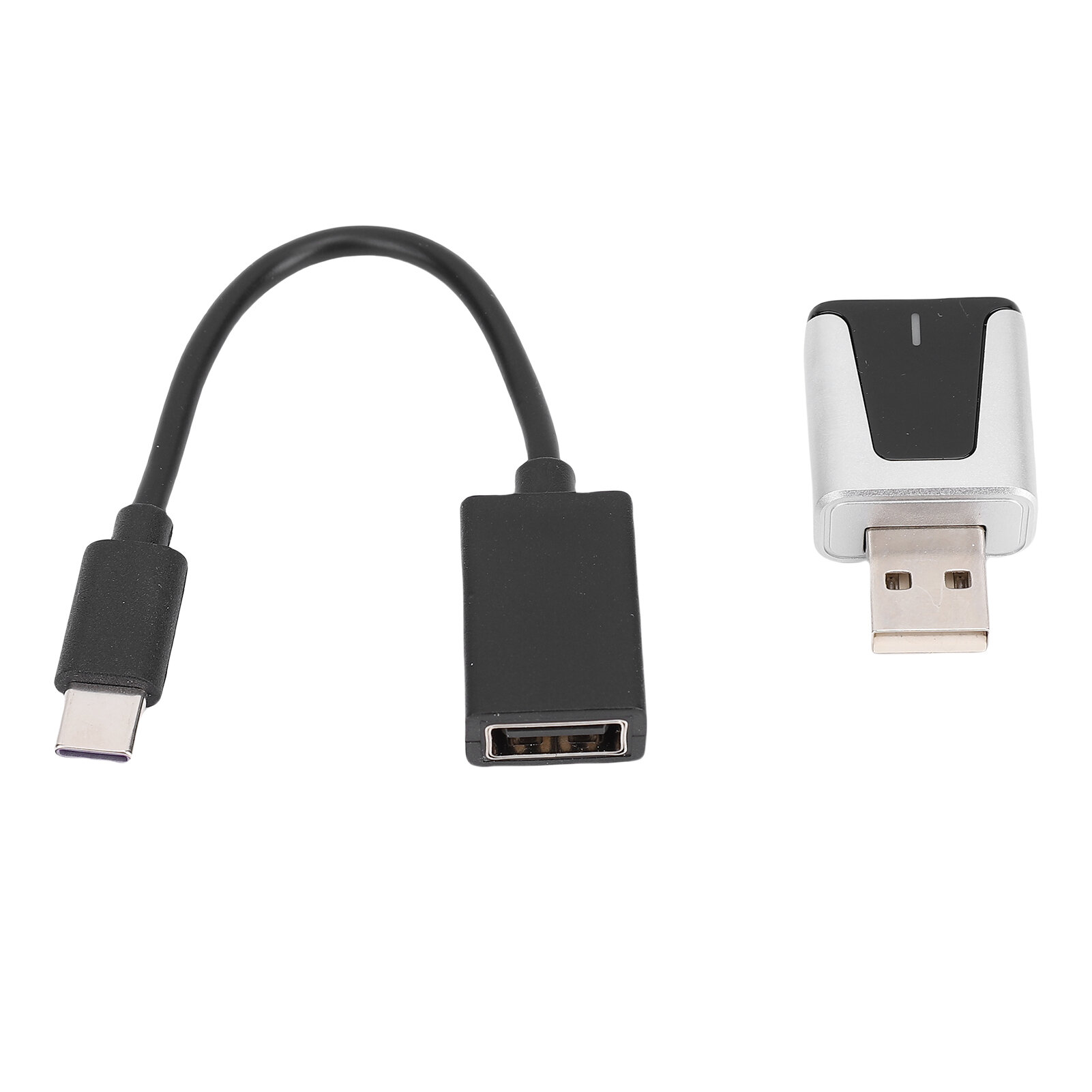 Беспроводной адаптер для CarPlay и Android Auto 2 в 1, Wi-Fi 5,8 ГГц, Bluetooth, проводное подключение к автомобилю через USB-кабель Type-C.