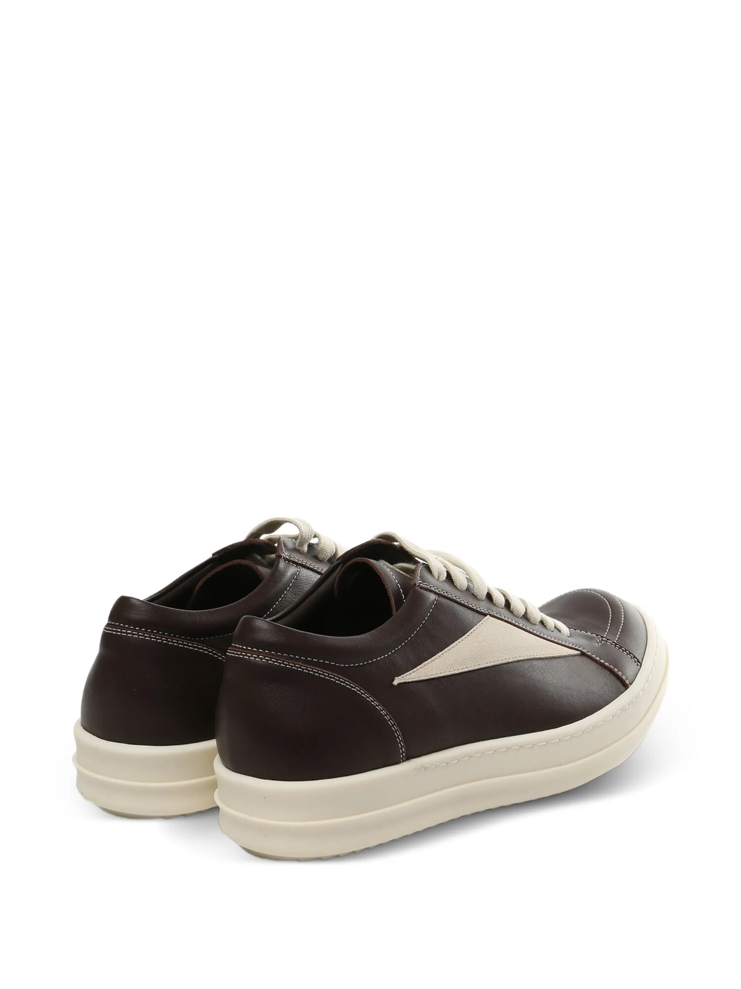 Кроссовки Rick Owens Panelled sneakers, размер 39 EU, коричневый — фото 1