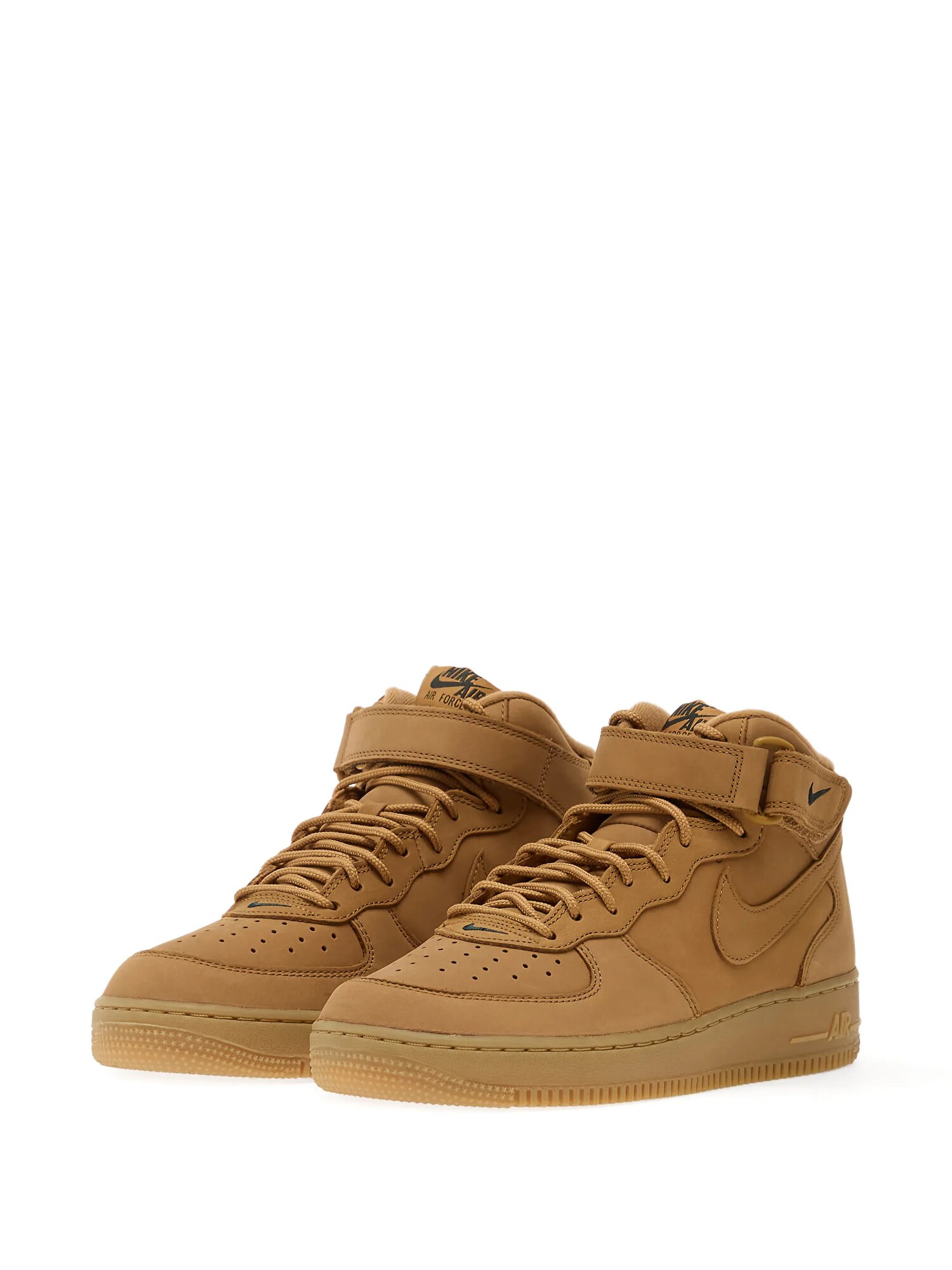 Кроссовки NIKE Air Force 1, размер 11.5 US, коричневый — фото 1