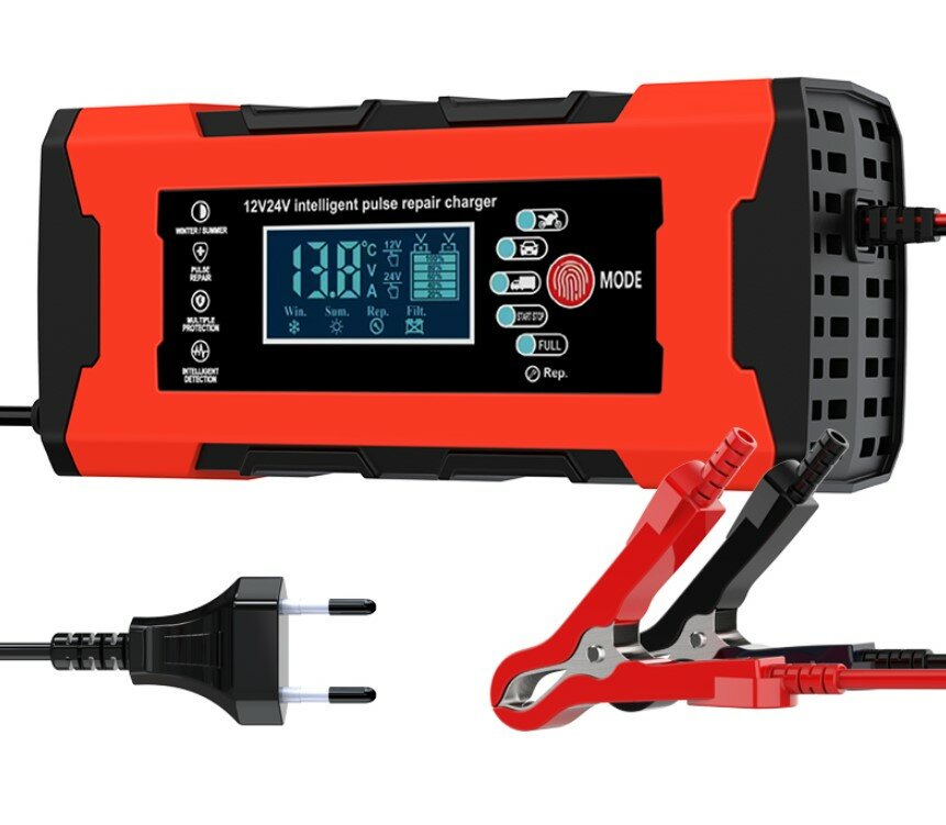 24V 5A 12V 10A Зарядное устройство для автомобильных аккумуляторов