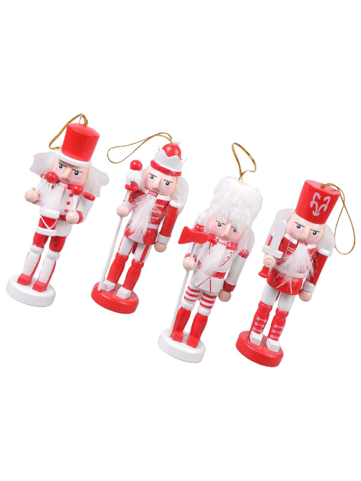 SB58548 Кукла-орехокол Рождественское украшение Орнамент Деревянные орехокол крекеры