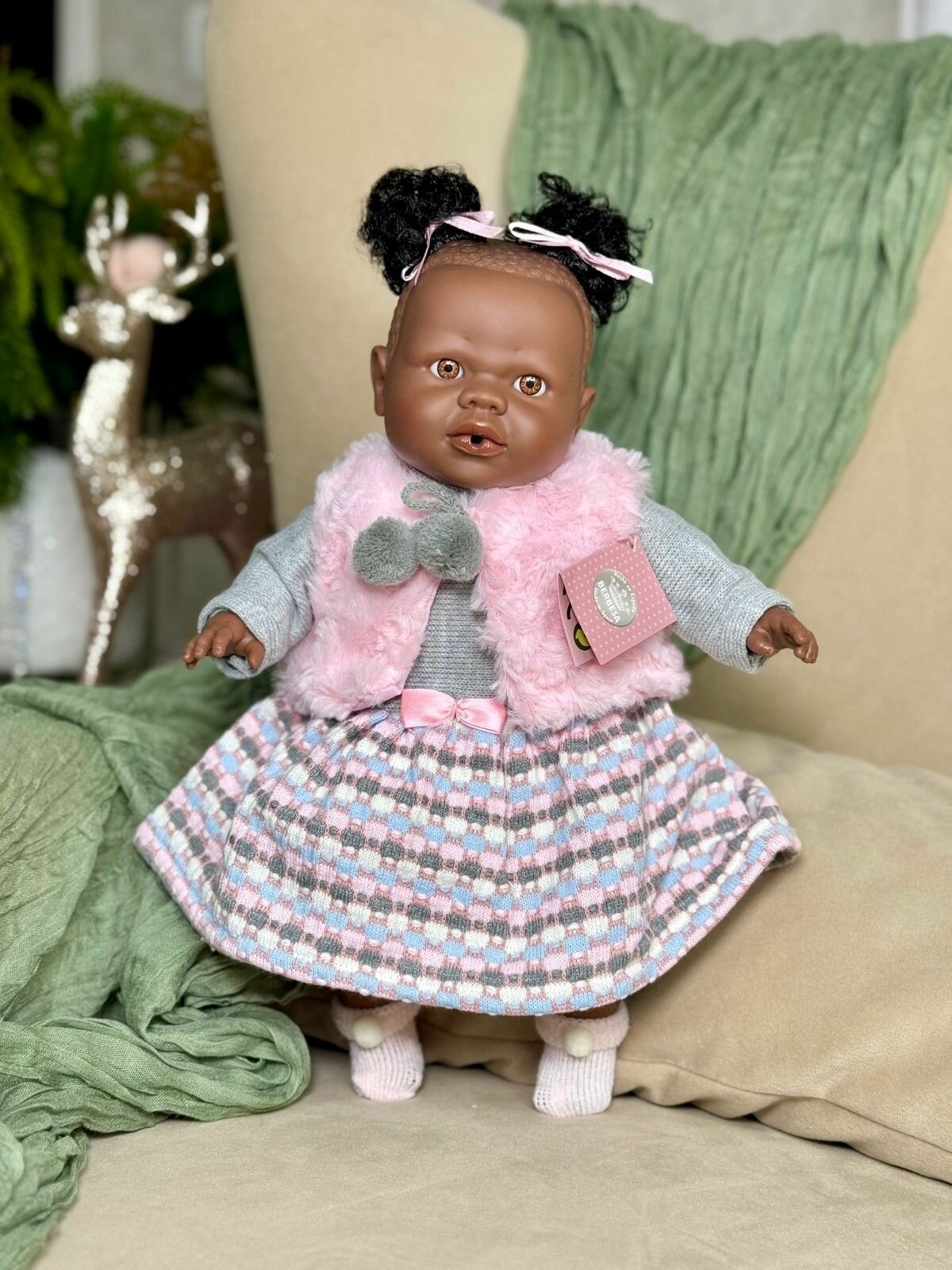 Кукла Berbesa мягконабивная 38см Alicia