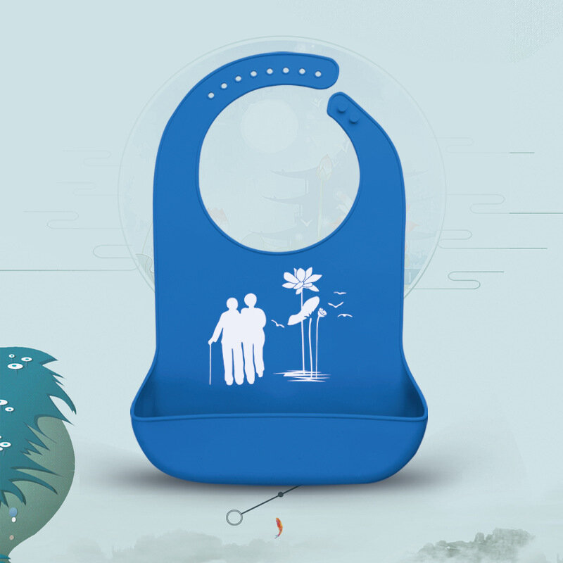 Взрослые слюнявчики, большие слюнявчики для взрослых, рисовые слюнявчики, слюнявчики для среднего и пожилого возраста, большие силиконовые водонепроницаемые слюнявчики для пожилых