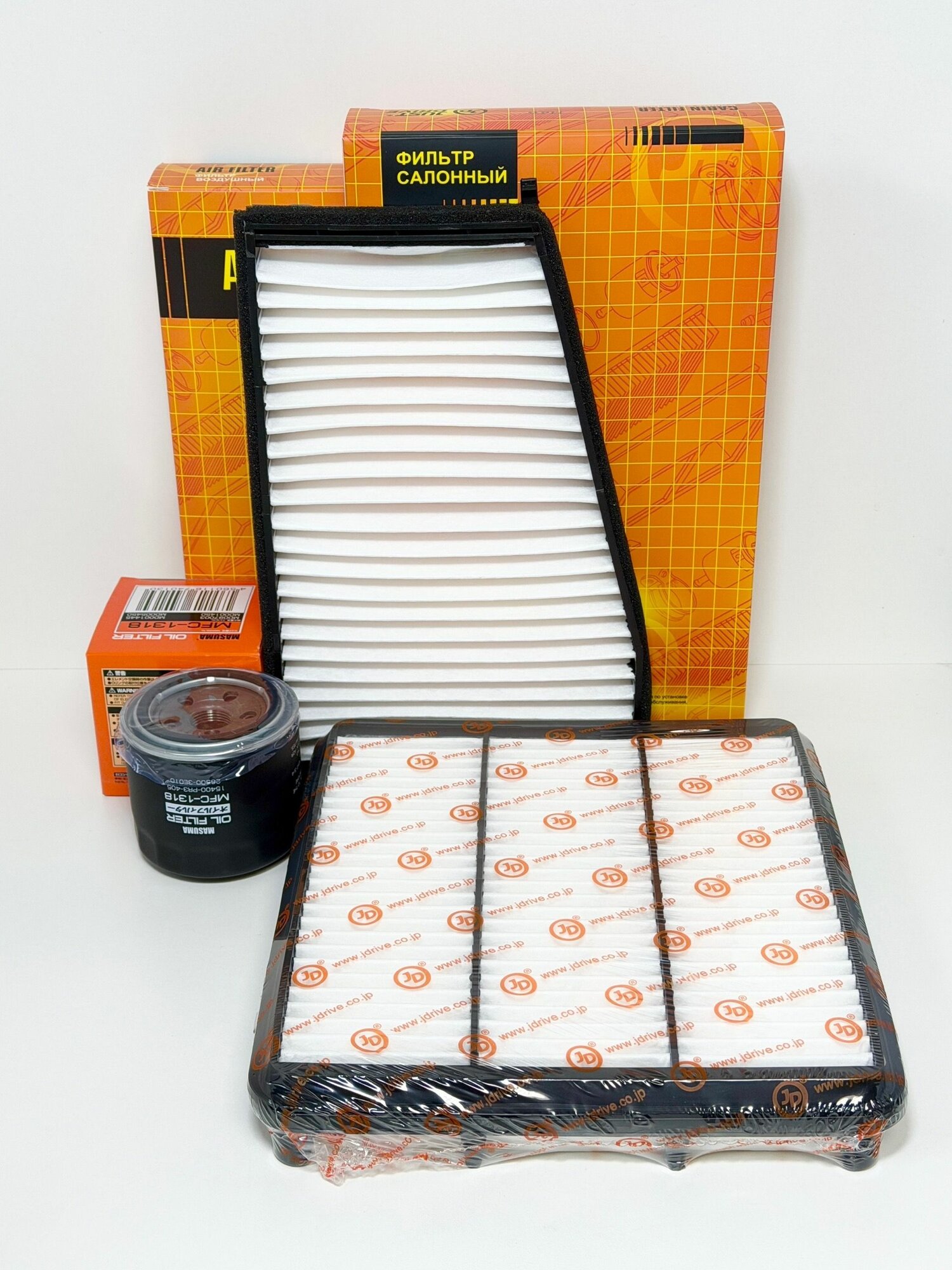 Комплект фильтров Шевроле Эпика (Chevrolet Epica 2.0 2.5) фильтр воздушный + масляный + салонный