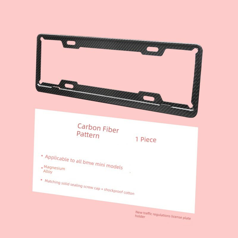 Рамка номерного знака из магниевого сплава, новая рамка номерного знака с правилами движения, новый национальный