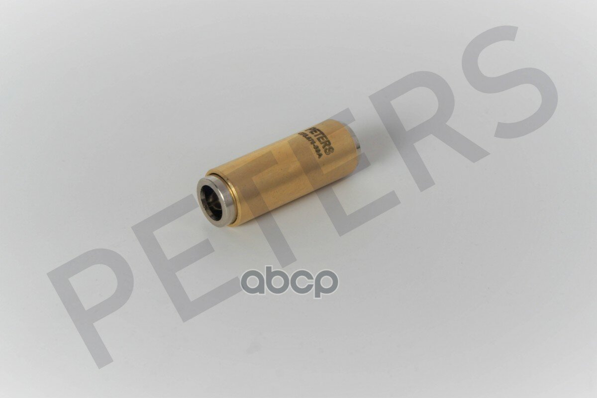 Соединитель прямой для трубок D9-D9 !(латунь) L44.1 разъемный PETERS арт. 07667600A
