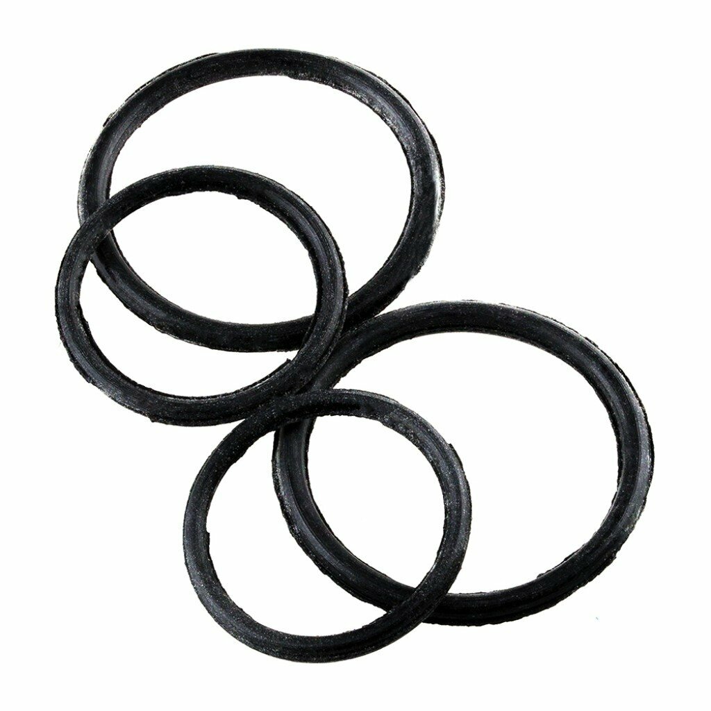 Набор сантехнических прокладок MasterProf EPDM 26 и 32 мм, 4 шт (2+2), уплотнительные кольца для труб и фитингов ИС.131297