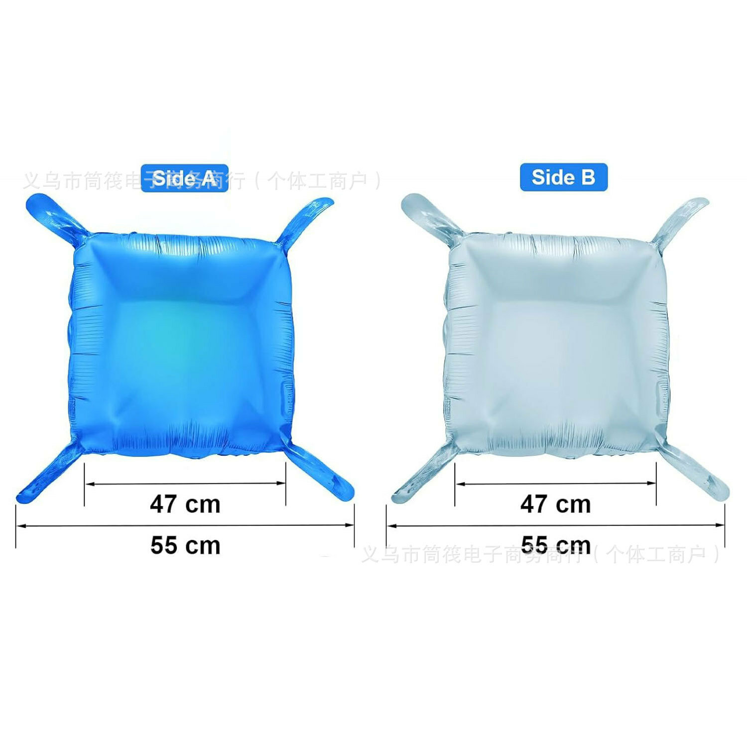 2026 Новейшие украшения для дня рождения мальчиков и девочек, синие и розовые воздушные шары, фоновая стена, квадратные алюминиевые фольгированные шары