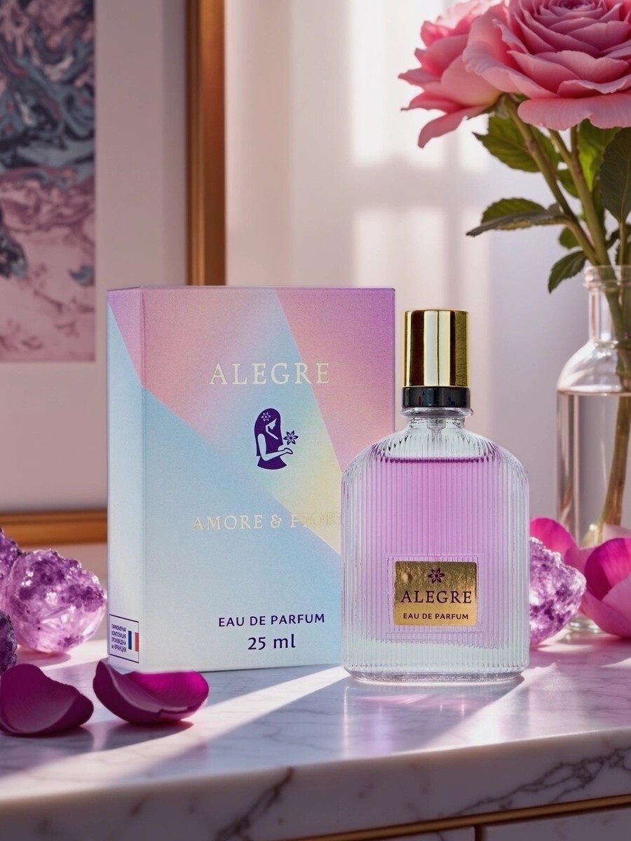 Delta parfum (Iren Adler). Туалетная вода женская Amore&Fiore Alegre, 25мл.