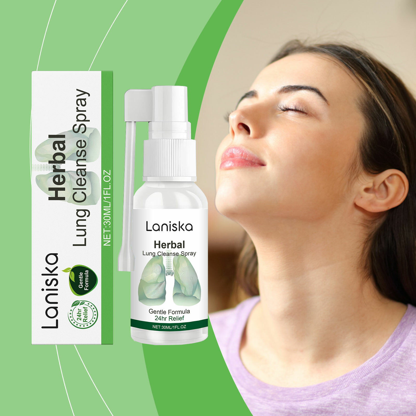 Спрей для ухода за телом на основе трав с мягкими ингредиентами для комфорта тела, ежедневный спрей для ухода