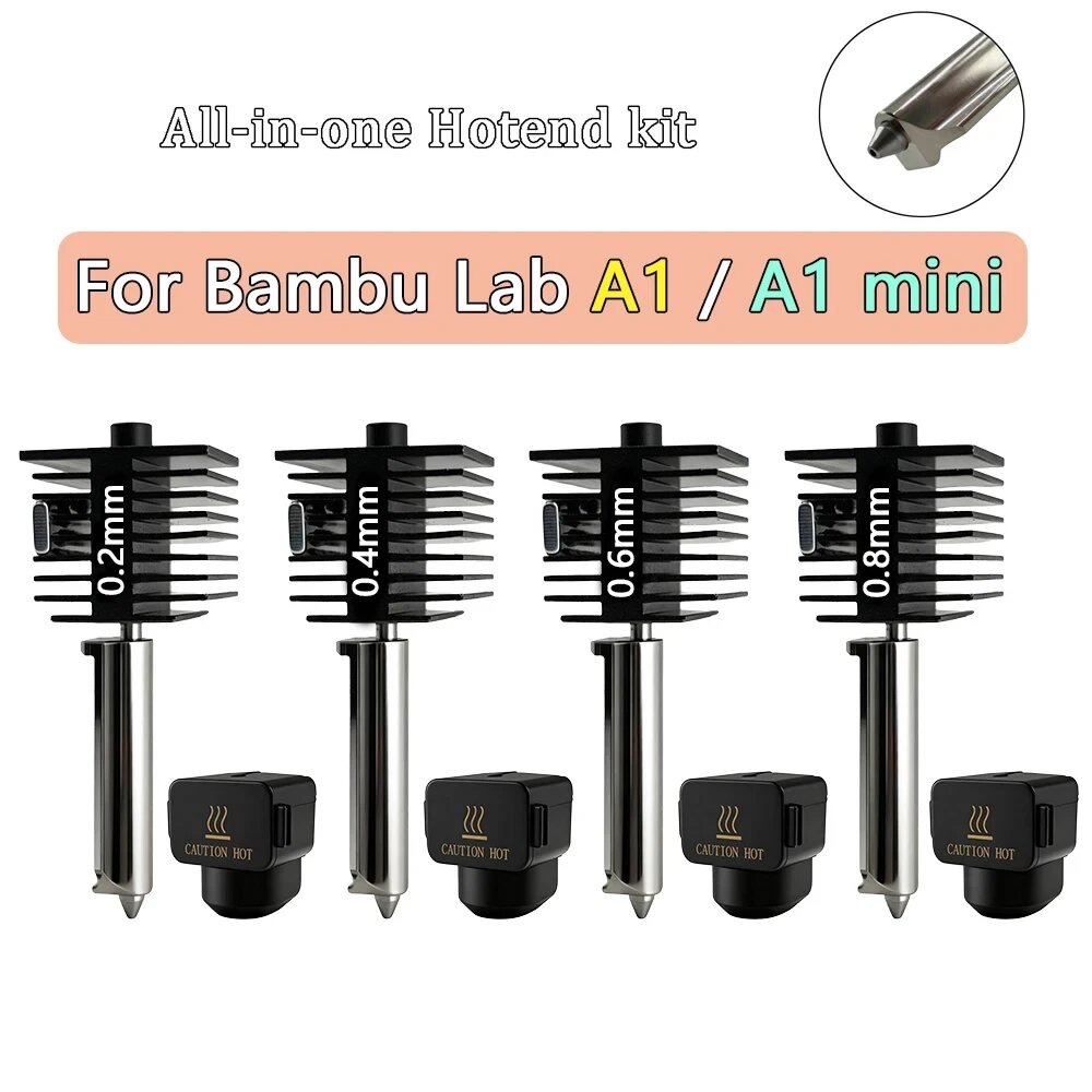 Hotend County для Bambu Lab A1 mini, Цвет: 1PC Silicone sock — фото 1