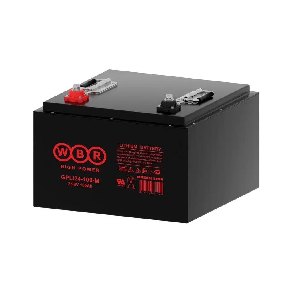 Аккумуляторная батарея литиевая WBR LiFePO4 GPLi24.0V-100 25,6В 100 Ач УТ-00001301