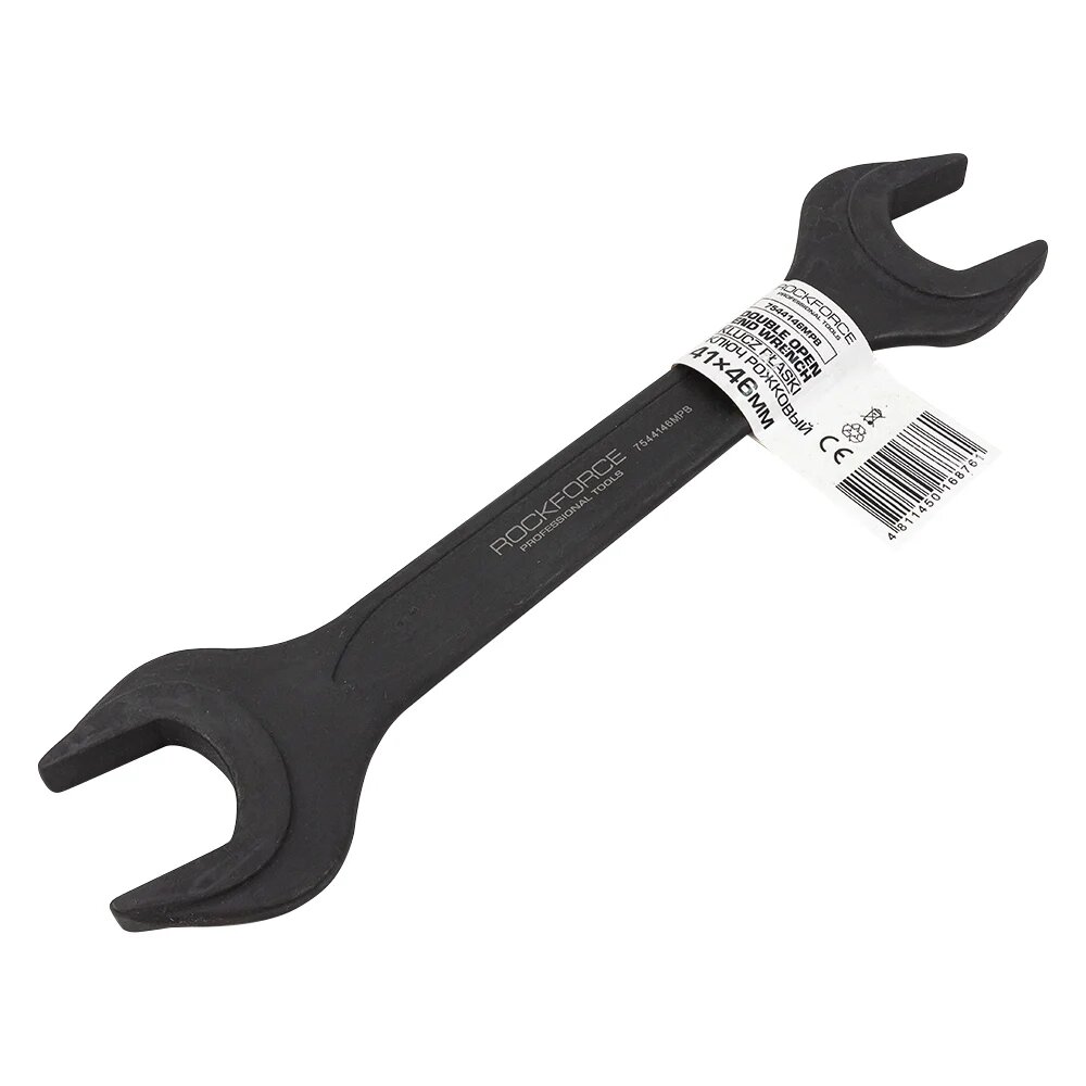Ключ рожковый Rockforce 41х46мм RF-7544146MPB(62266) углеродистая сталь полупрофессиональный фосфатированное покрытие