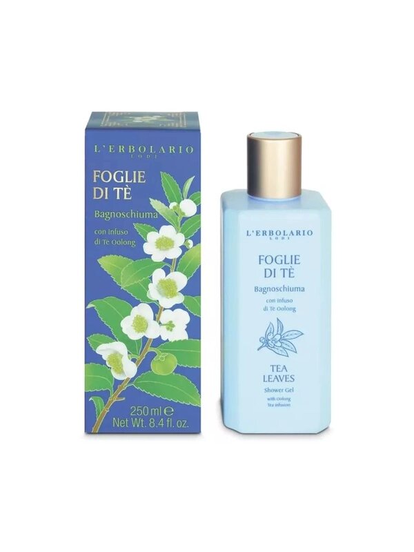 L'Erbolario Гель для душа с экстрактом чая Tea Leaves Shower Gel, 250 мл