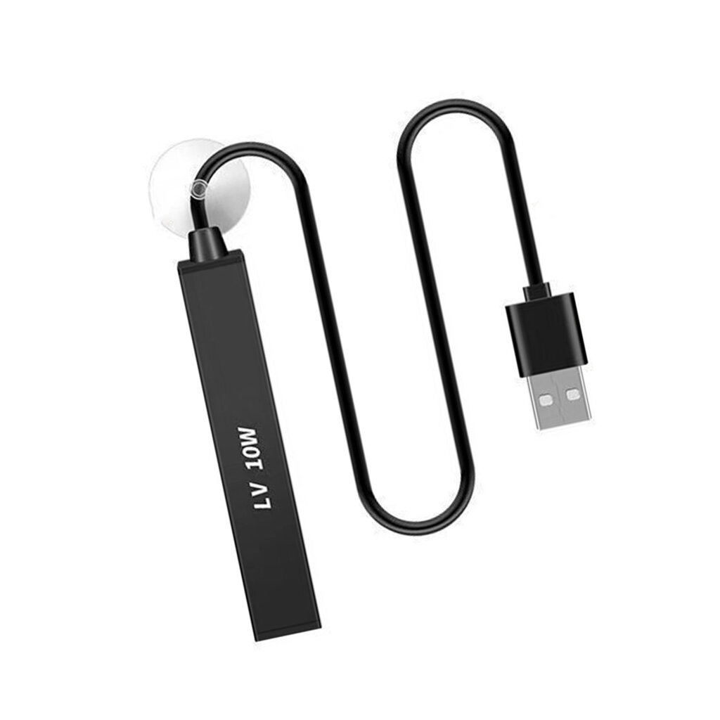 Нагревательный стержень для мини-аквариума, Аквариумный обогреватель для аквариумов, Погружной термостат, Нагреватель для морской / пресной воды, Зарядка через USB