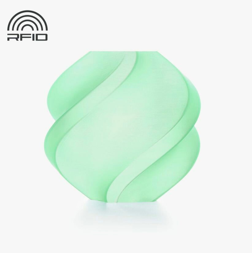 Филамент Bambu Lab PLA Translucent Mellow Yellow - Мягкий жёлтый Пластик 1 КГ с катушкой 13410