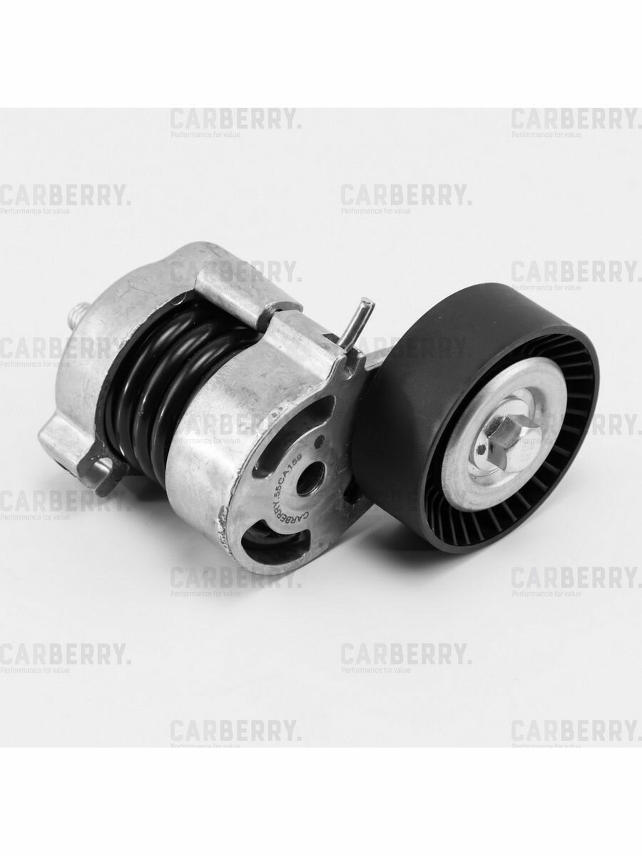 Натяжитель поликлинового ремня с роликом для а/м BMW 1, 3, X3 / БМВ, Carberry 55CA159
