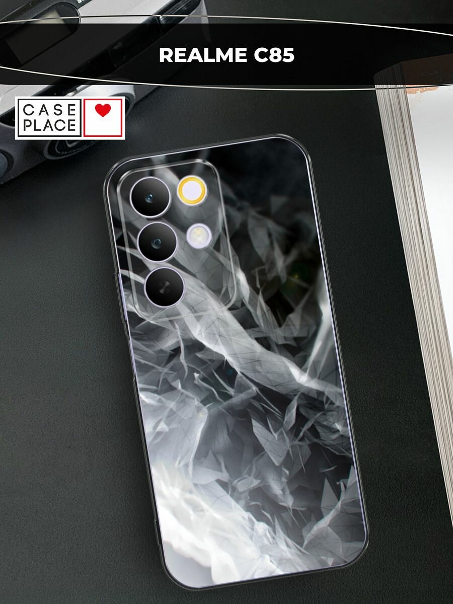 Силиконовый чехол на Realme C85 / Реалми C85 с принтом Абстракция 9