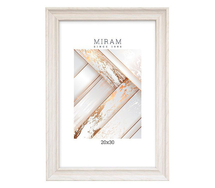 Фоторамка Мирам 20х30 см молочно-бежевая