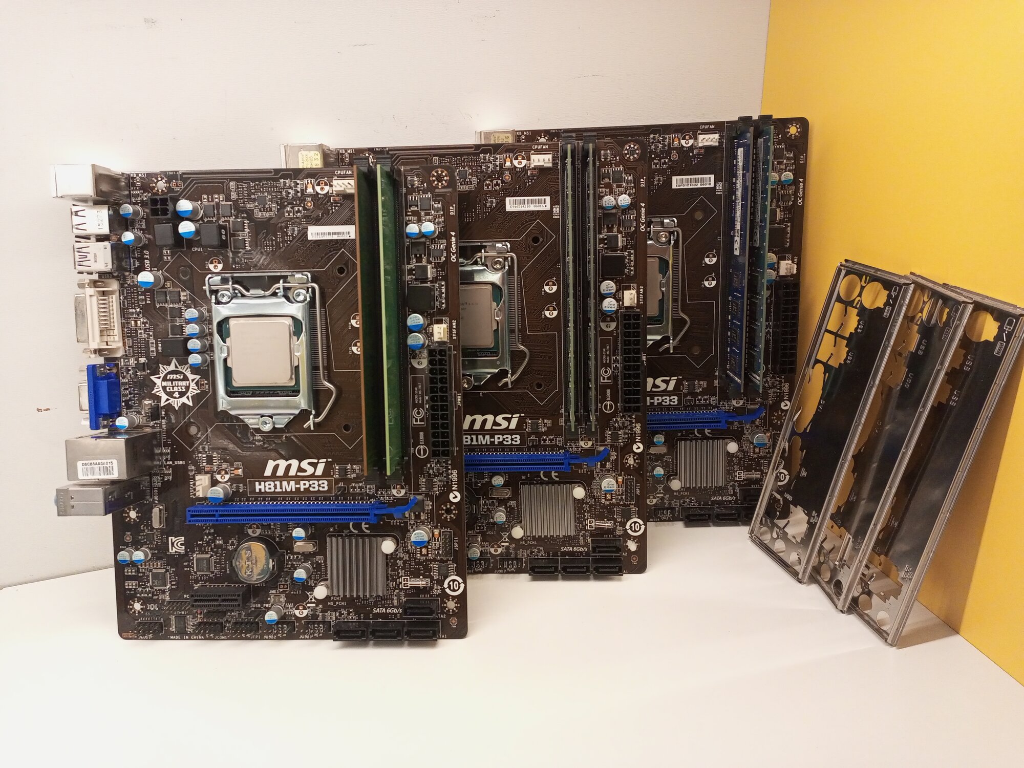 Набор LGA 1150 Core i3-4130 3.4Ghz, 8Gb D3(4+4), MSI H81M-P33