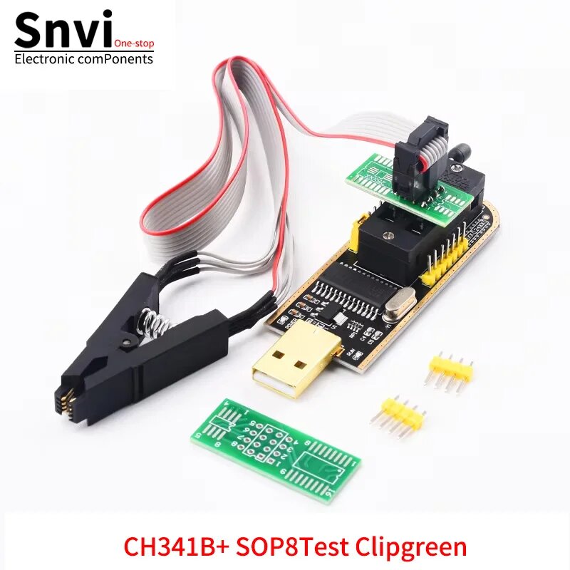 CH341B SOP8 Test Clipgreen