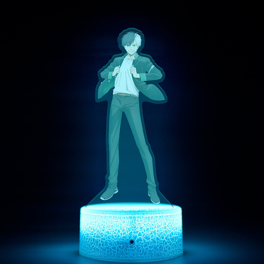 202616 Цветной пульт дистанционного управления ветроустойчивый колокольчик для мальчиков аниме периферия магазин Guzi акриловый светодиодный ночник оптовый источник