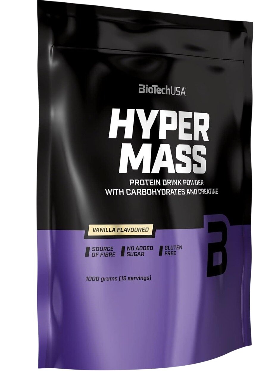 Гейнер BioTechUSA Hyper Mass 1000 г, Ваниль
