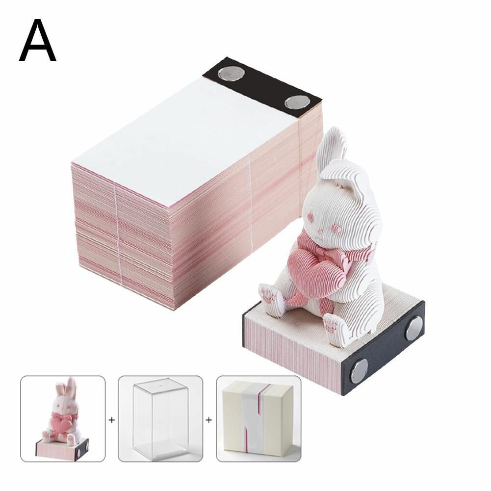 Креативная 3D-скульптура из бумаги, нелипкие, отрываемые вручную липкие заметки