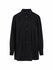 Рубашка LEMAIRE Pleated shirt, размер 36, черный