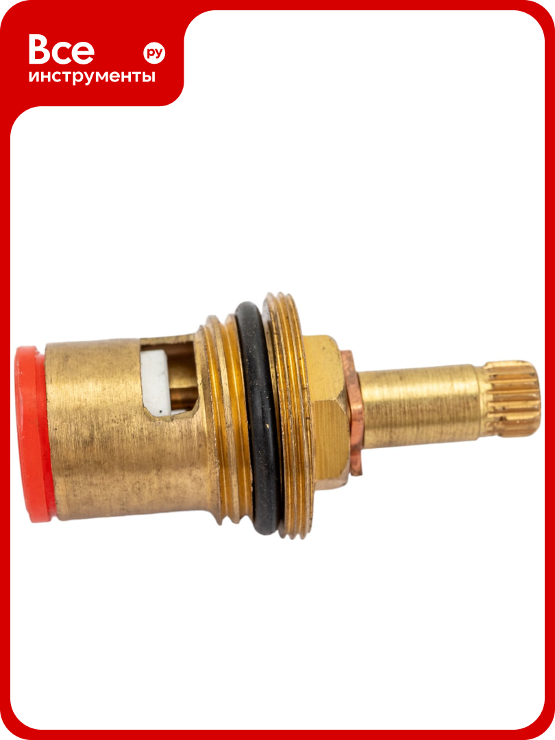 Керамическая кран-букса ROEGEN 1/2, 18 шлицов, резьба под крест RZ-CB-10