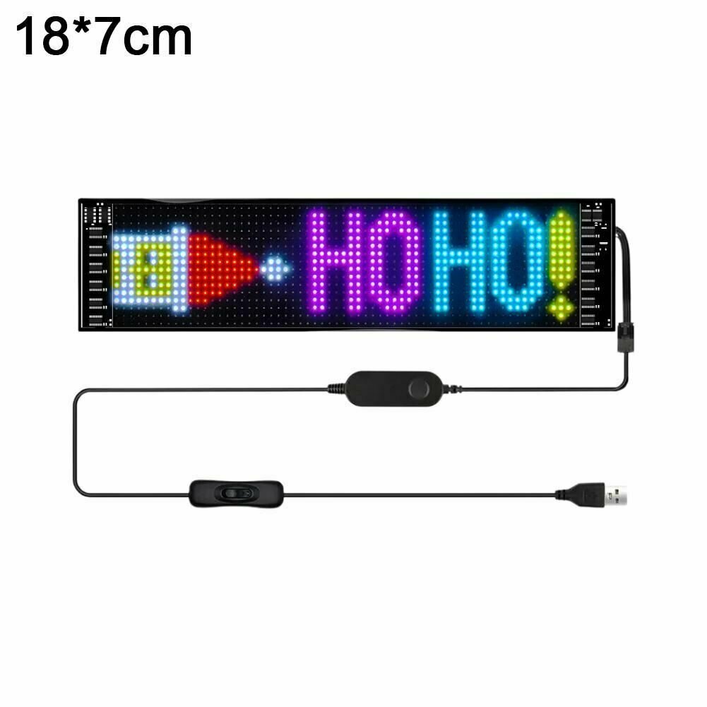 RGB Полноцветный светодиодный экран - программируемый через Bluetooth, USB, для магазинов, баров, свадеб