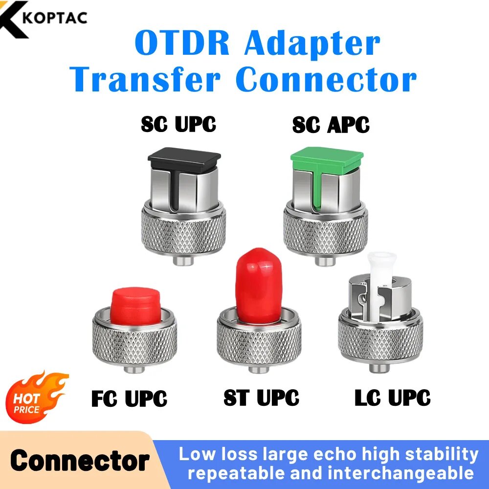 OTDR адаптер SC/FC/ST/LC керамика+металл 1PC FC UPC