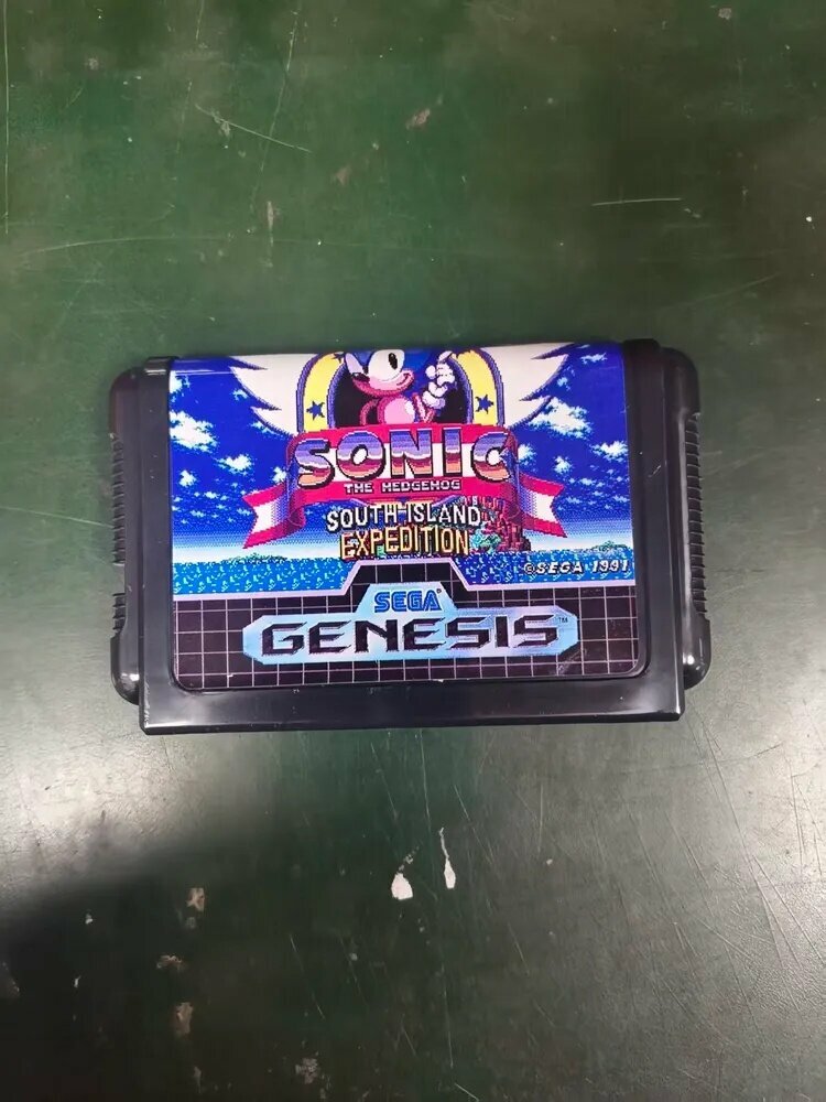 Игровой картридж для приставки 16 bit SEGA: South Island Expedition - Английская версия (без коробки)